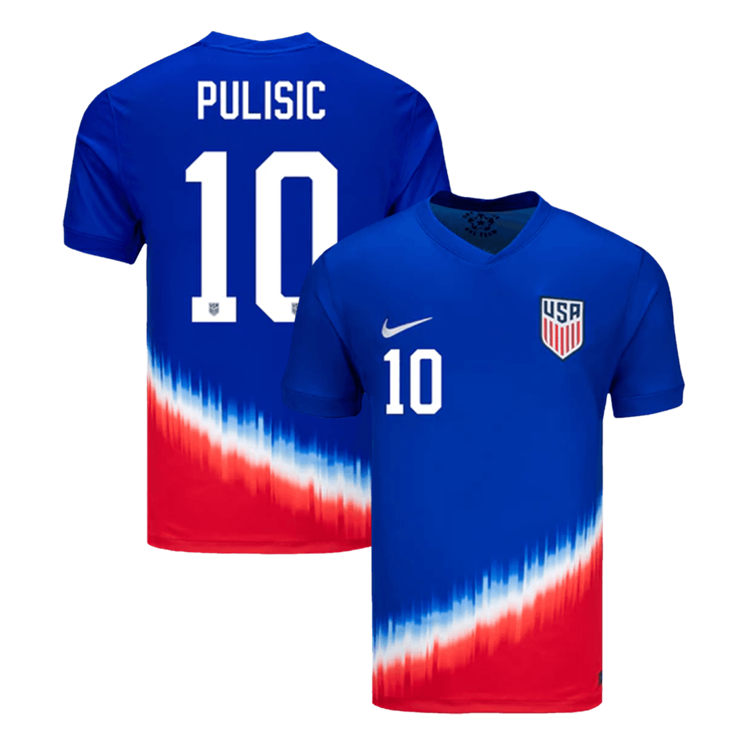 Premium Quality Men's PULISIC #10 USA Away Soccer Jersey Shirt COPA ...