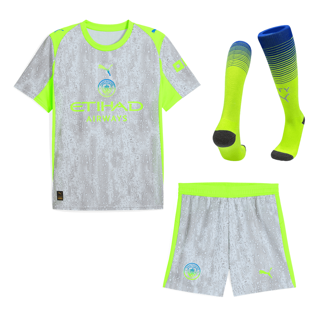 Manchester City Third Away Soccer Fan Full Kit 2025/26 | Pro Jersey Shop